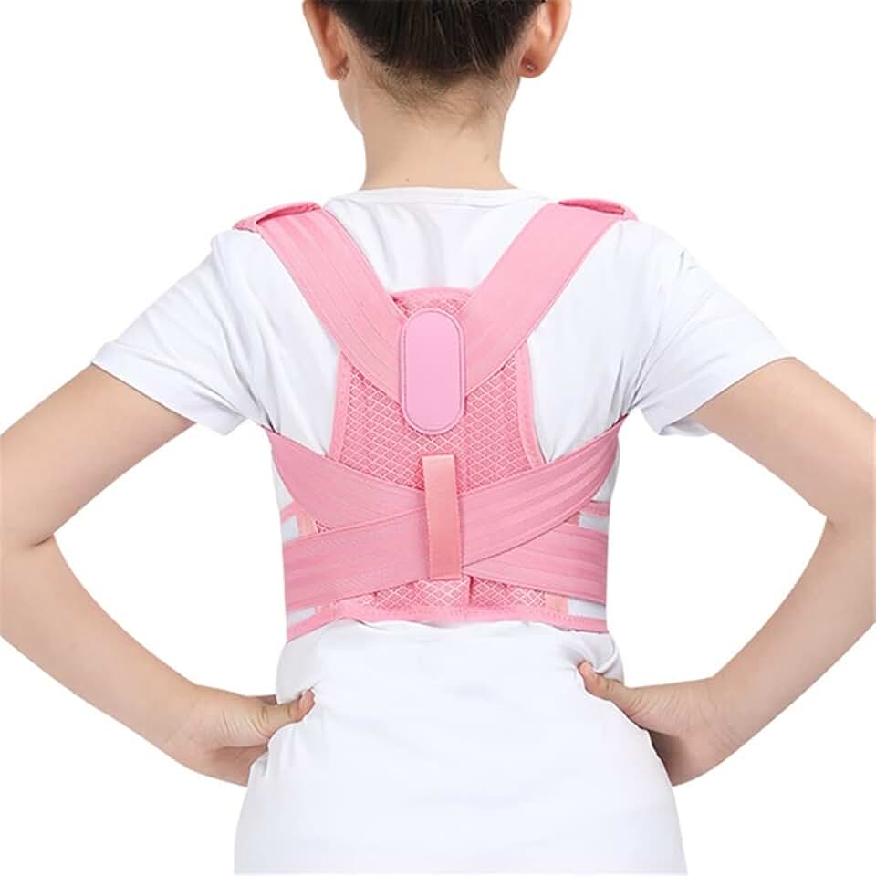 DFHBFG Adjustable Posture Corrector Back Support Belt Orthopedic Corset ...