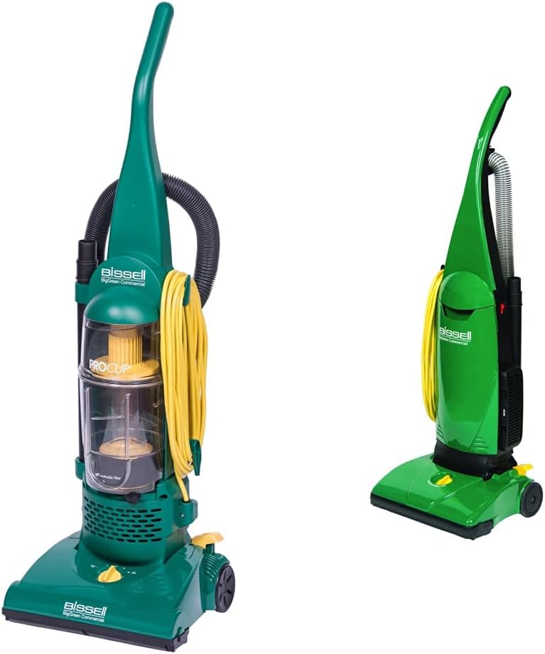 Bissell Commercial Pro Upright Dirt Cup Vacuum (Green) and BISSELL ...