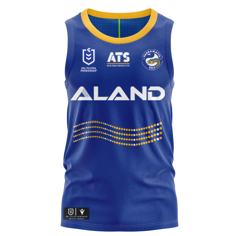 NRL Parramatta Eels 2024 ANZAC Singlet - rugbygeli