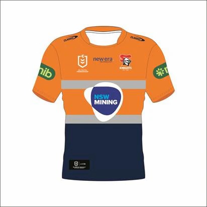 NRL Newcastle Knights 2024 Retail Mining Jersey - rugbygeli