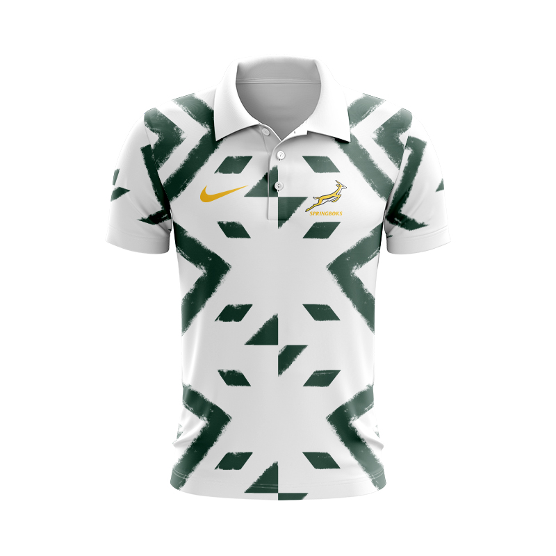 South Africa Springboks 2024 Pre-Match Polo Shirt - rugbygeli