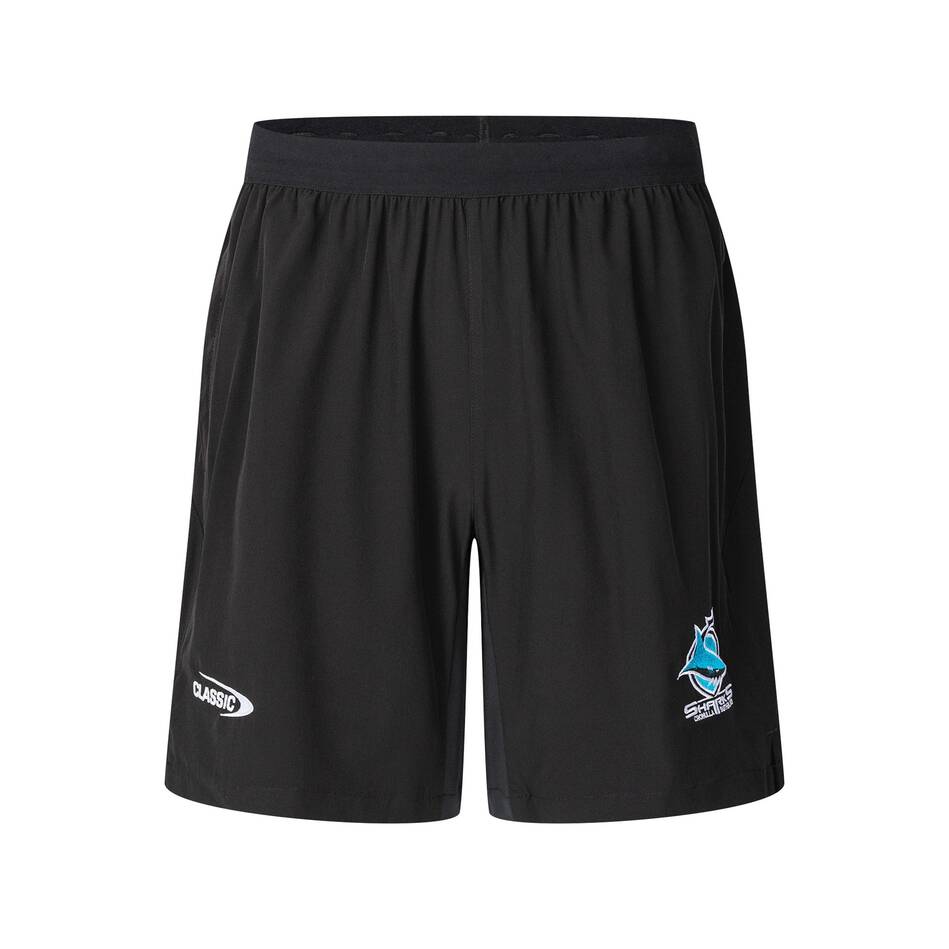 NRL Cronulla-Sutherland Sharks 2025 Mens Dress Shorts - rugbygeli